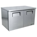True TUC-48-LP-HC 48" W Undercounter Refrigerator w/ (2) Sections & (2 ...