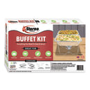 Sterno 70370 Buffet Kit w/ (2) Half Size Food Pans & Chafing Fuel Heat ...