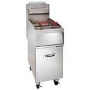 Vulcan 1GR35M Gas Fryer - (1) 40 lb Vat, Floor Model, Natural Gas