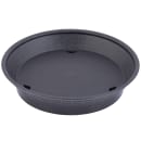 Tablecraft 15759BK 9" Round Food Basket w/ Base, Polypropylene, Black