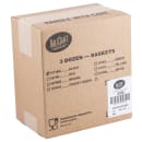 Tablecraft 1074BK Classic Basket - 9 1/4" x 6 " x 1 3/4", Polyethylene ...