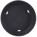 Tablecraft 15759BK 9" Round Food Basket w/ Base, Polypropylene, Black