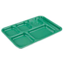 GET TR-152-FG Plastic Rectangular Tray w/ (6) Compartments, 14 3/8" x 9 ...