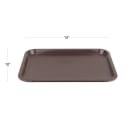 Update FFT-1014BR Plastic Fast Food Tray - 14"L x 10"W, Brown