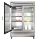 True T-49G-HC~FGD01 54" Two Section Reach In Refrigerator, (2) Left ...