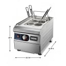 Waring WPC100 Pasta Cooker w/ (1) 3 1/5 gal Tank - Stainless, 240v/1ph
