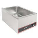 Winco FW-S500 Countertop Food Warmer - Wet w/ (1) Full Size Pan Wells, 120v