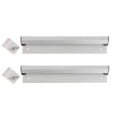 Tablecraft 5512 12 1/4" Order Rack - Aluminum, Silver