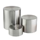 Tablecraft RR3 Round 3 Piece Riser Set, Brushed Stainless Steel, One Each 8 & 7 & 6" Dia