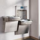 Elkay LZSTL8WSLK Wall Mount Bi Level Drinking Fountain w/ Bottle Filler ...