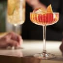 Libbey 7401 8 1/2 oz Linear Coupe Cocktail Glass