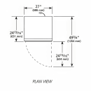 True GDM-19T-F-HC~TSL01 27" One Section Display Freezer w/ Swing Door ...