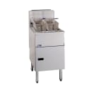 Pitco SG18-S Gas Fryer - (1) 90 lb Vat, Floor Model, Natural Gas