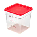 Cambro 8SFSCW135 8 qt CamSquare® Square Food Storage Container ...