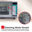 Sharp R-21LVF 1000w Commercial Microwave w/ Touch Pad - 120v