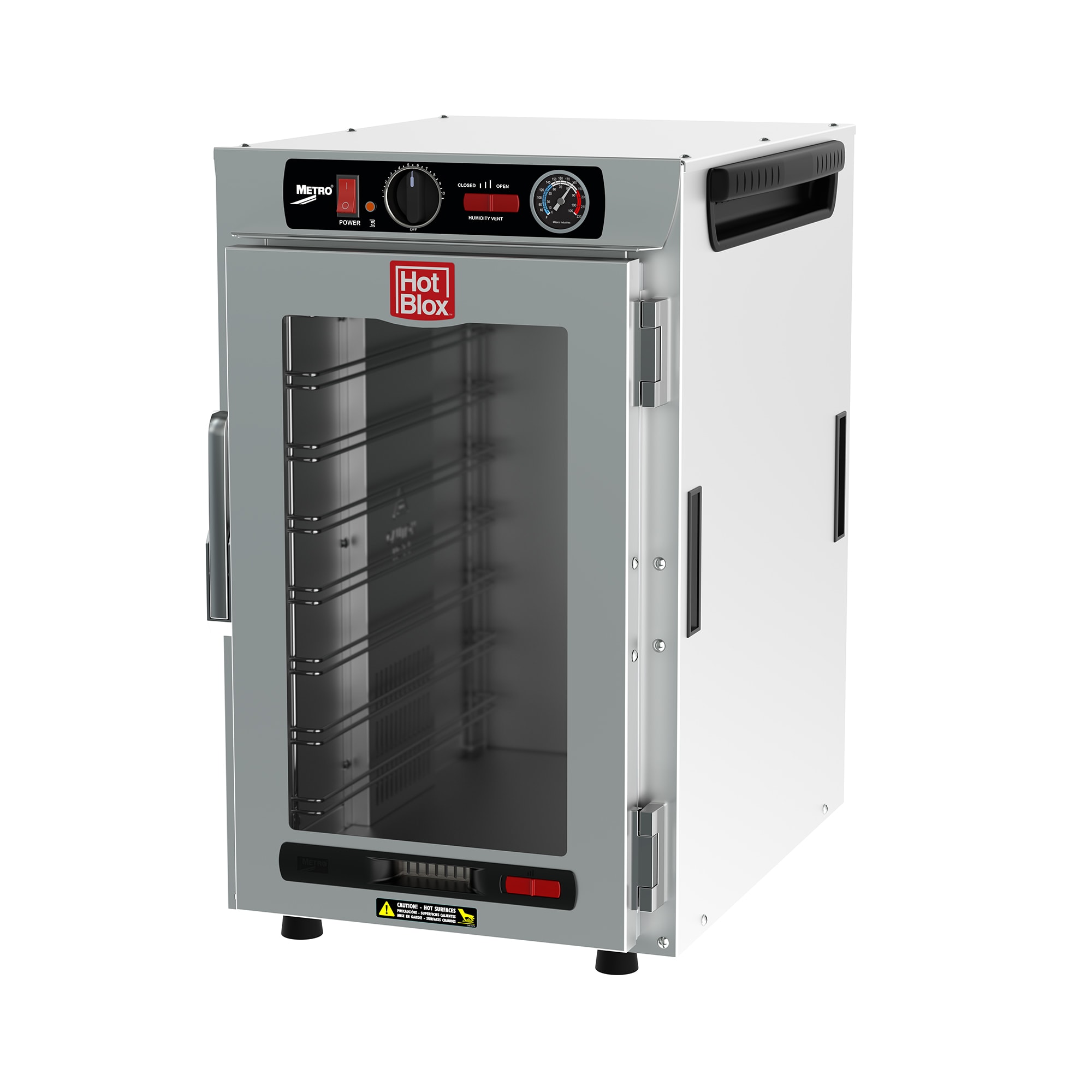 Metro HBCN8-AC-CT Countertop Insulated Mobile Heated Cabinet w/ (8) Pan ...