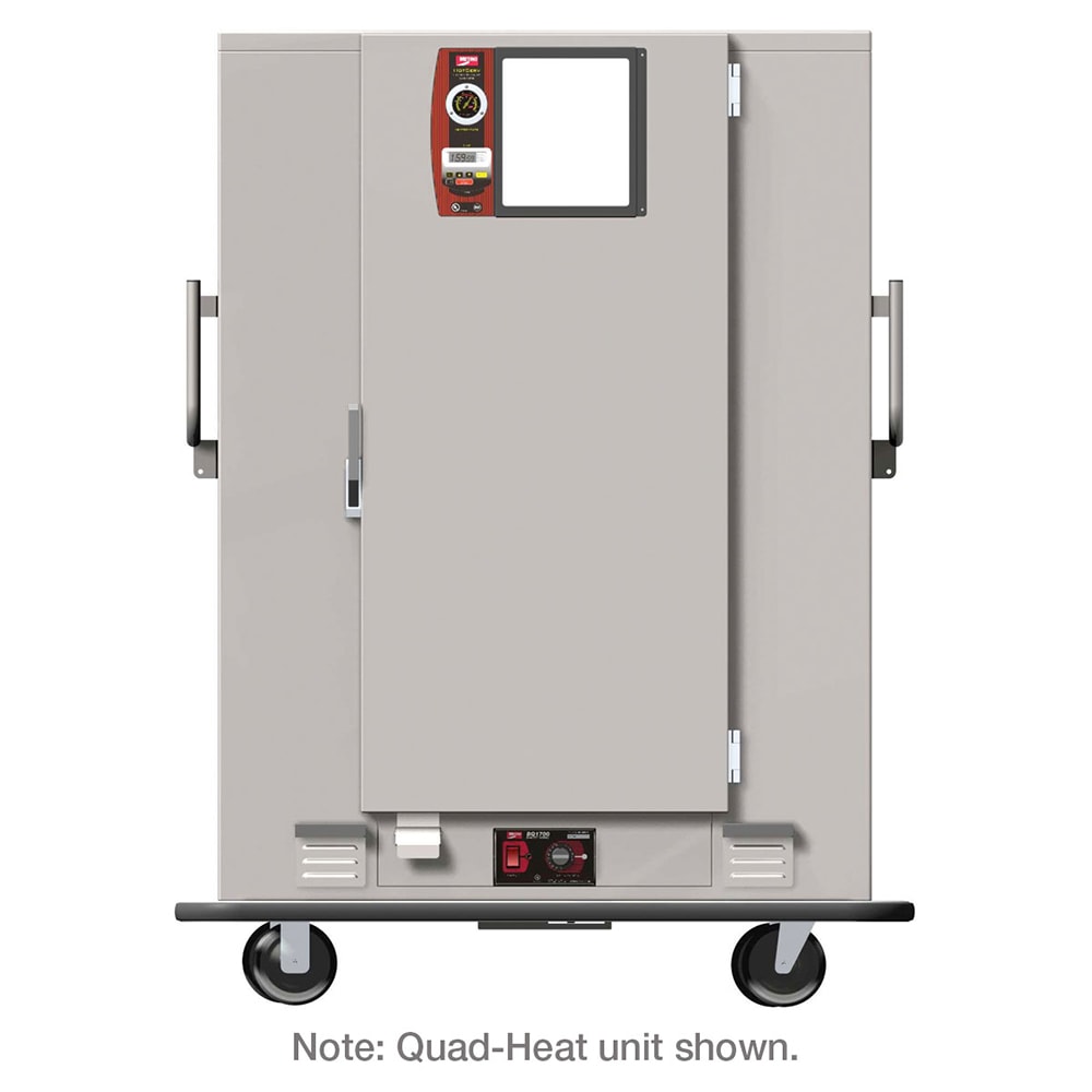 Metro MBQ-144 Heated Banquet Cart - (144) Plate Capacity, Stainless, 120v