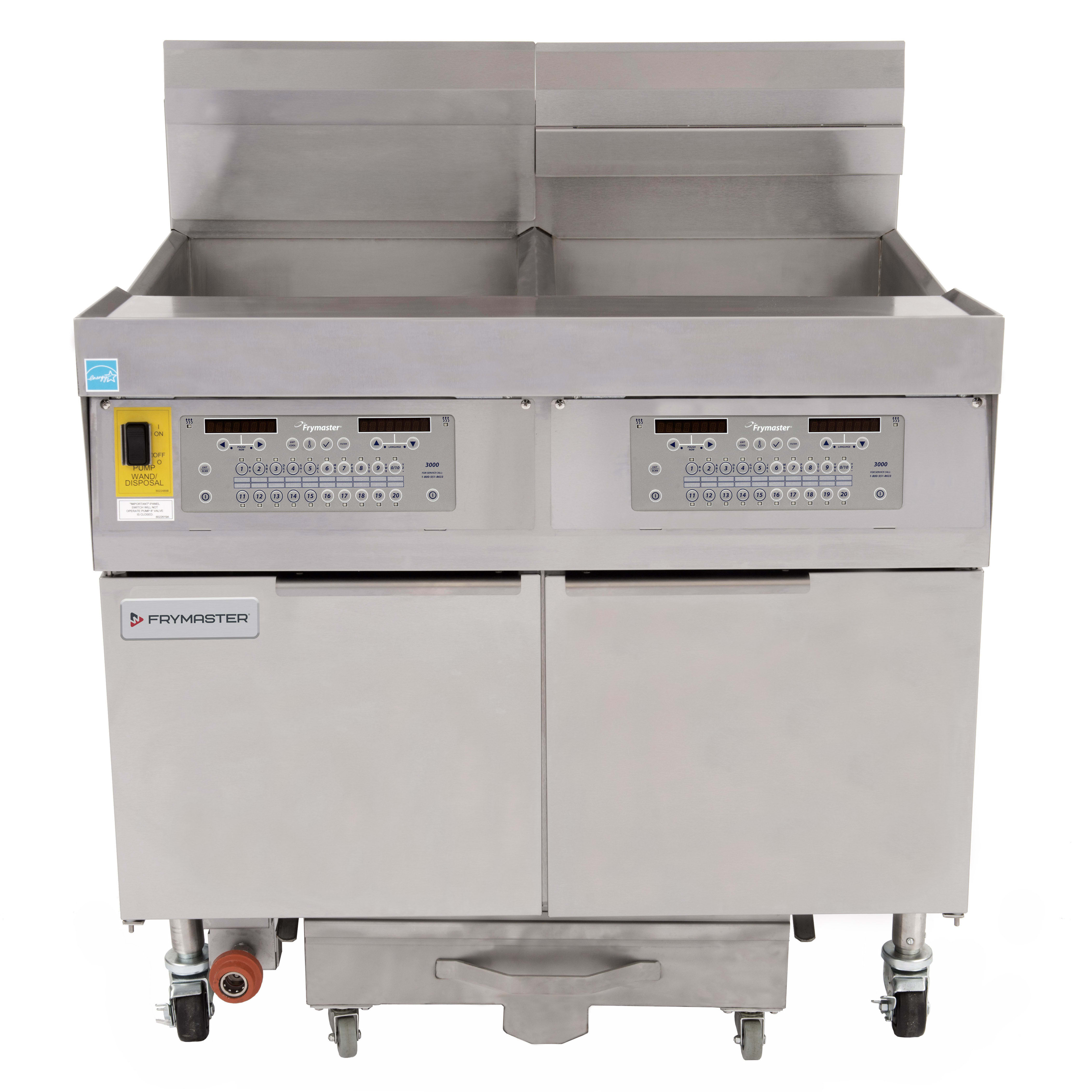 Frymaster FPLHD365 Gas Fryer - (3) 100 lb Vats, Floor Model, Natural Gas