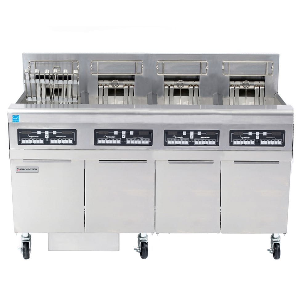 Frymaster FPRE417 Electric Fryer - (4) 50 lb Vats, Floor Model, 208v/1ph