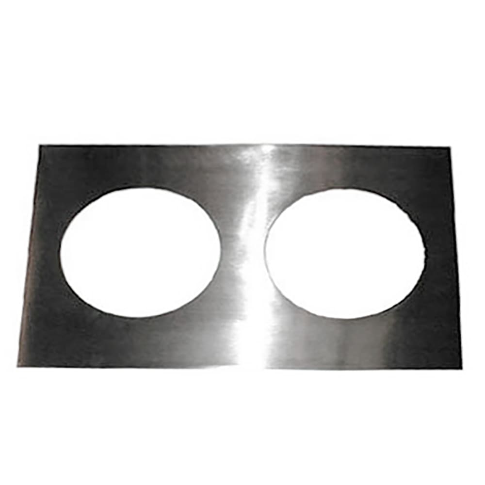 APW 14883 Adapter Plate, Two 8 1/2"dia. Holes, To Convert 12x20 Openings