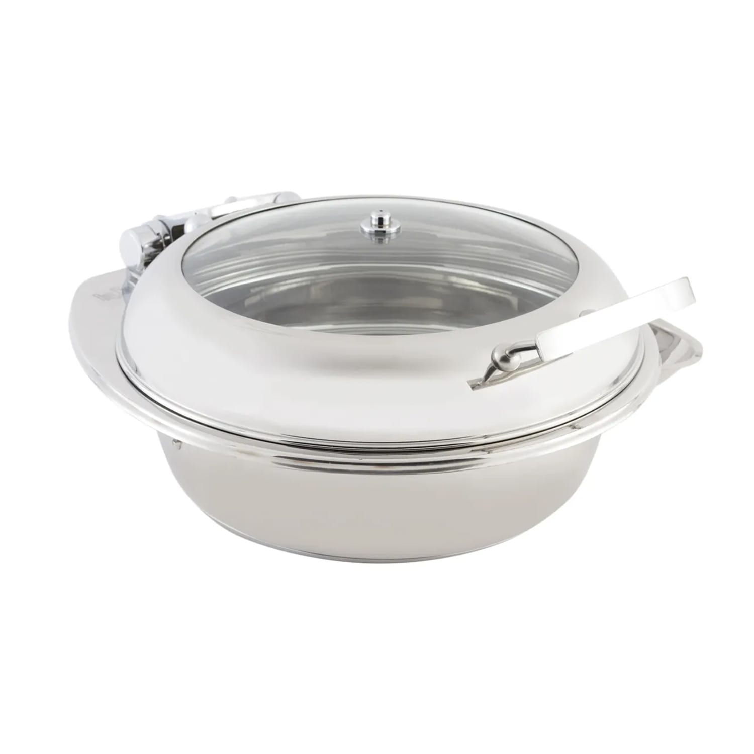 Bon Chef 20300 Round Chafer w/ Hinged Lid & Induction Heat