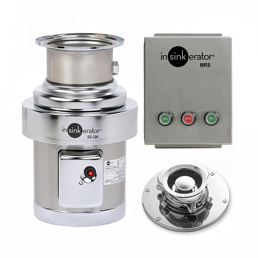 InSinkErator SS-200-5-MRS Disposer Pack w/ #5 Adapter & Manual Reverse ...