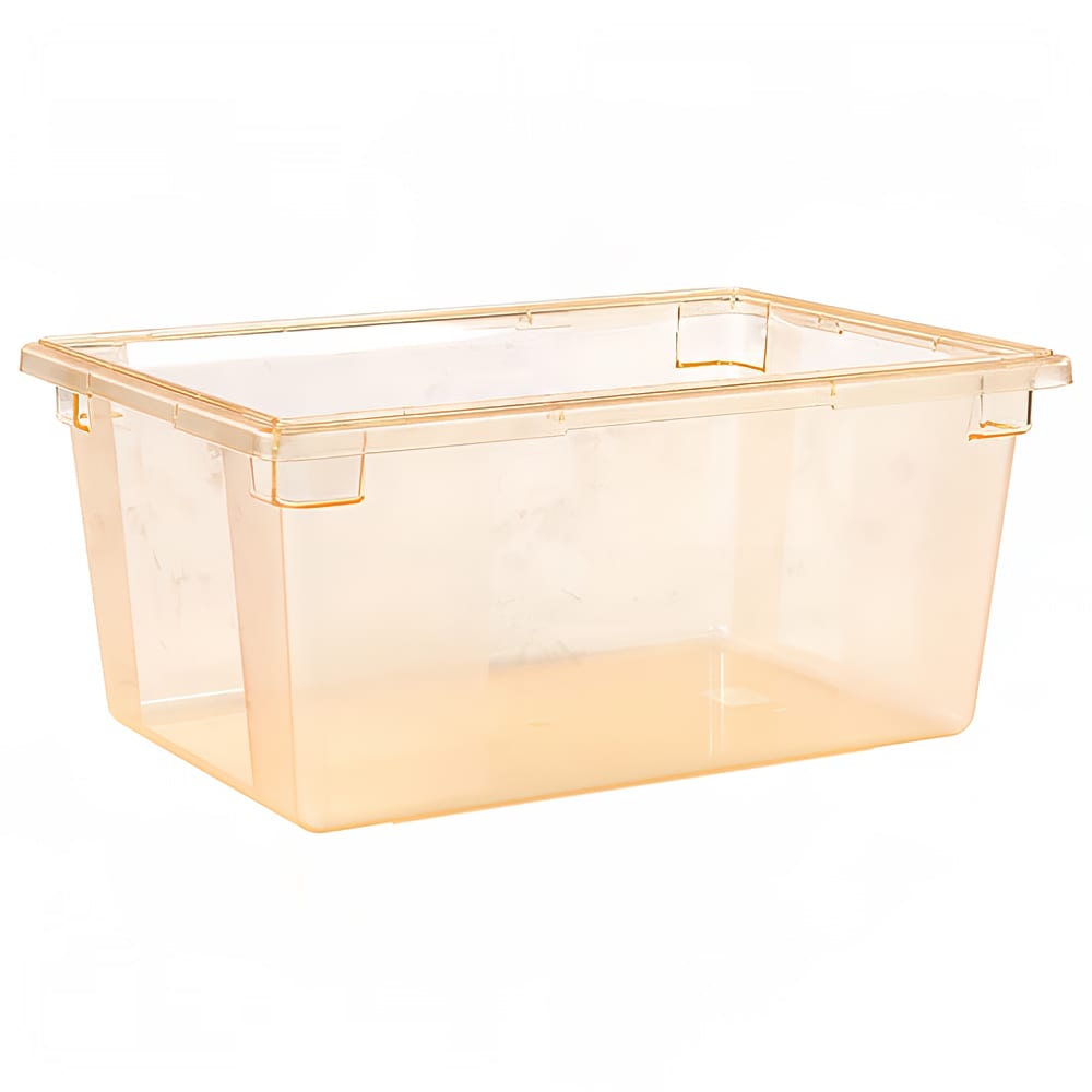 Carlisle 10623C22 16 3/5 gal Food Storage Box - 26 x 18 x 12" Yellow