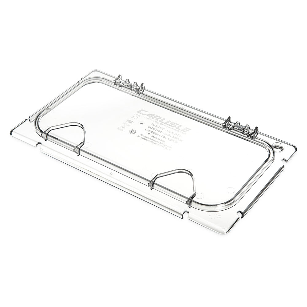 Carlisle CM10278Z07 Coldmaster® EZ Access Lid for 1/3 Size Food Pan, Clear