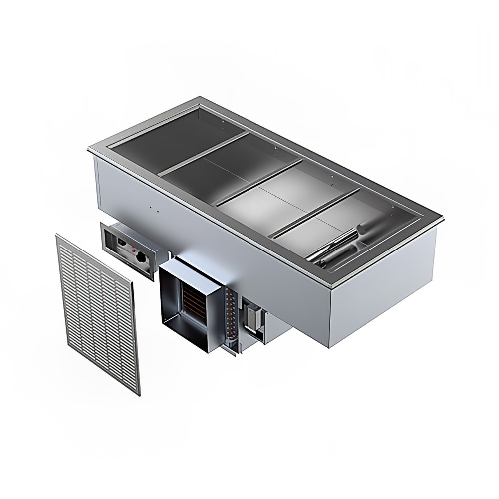 Delfield N8656P Drop-In Hot/Cold Food Well w/ (4) Full Size Pan ...