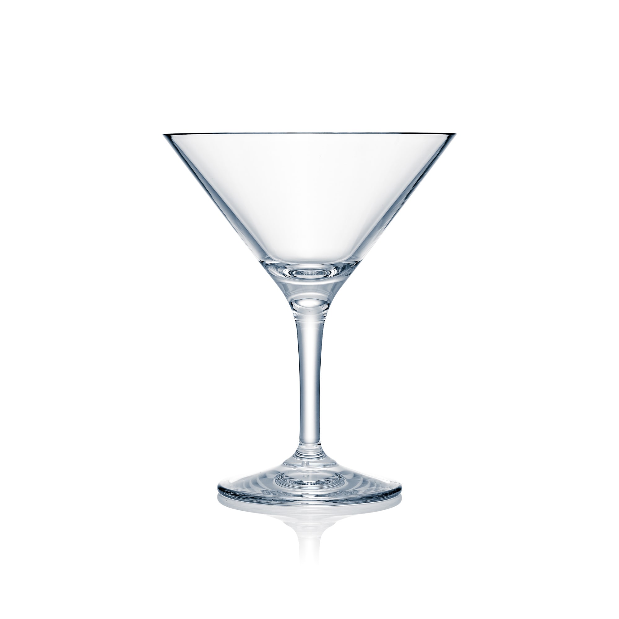 Strahl N401503 12 oz Design Martini Glass, Plastic, Clear