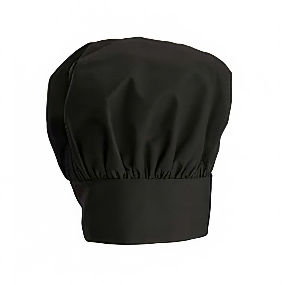 Winco CH-13BK 13"H Adjustable Chef Hat w/ Velcro Closure - Poly/Cotton ...