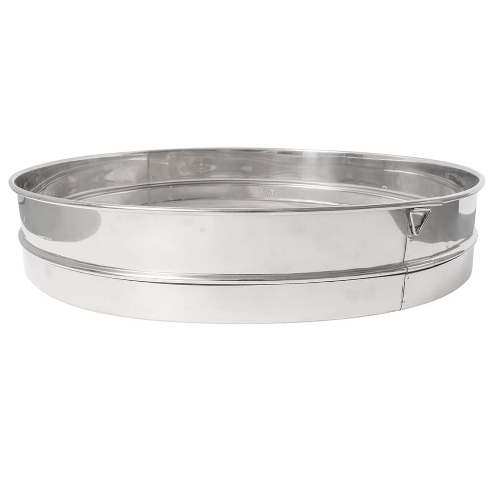 Winco SIV-16 Sieve, 16 x 3", Stainless Rim w/ Mesh