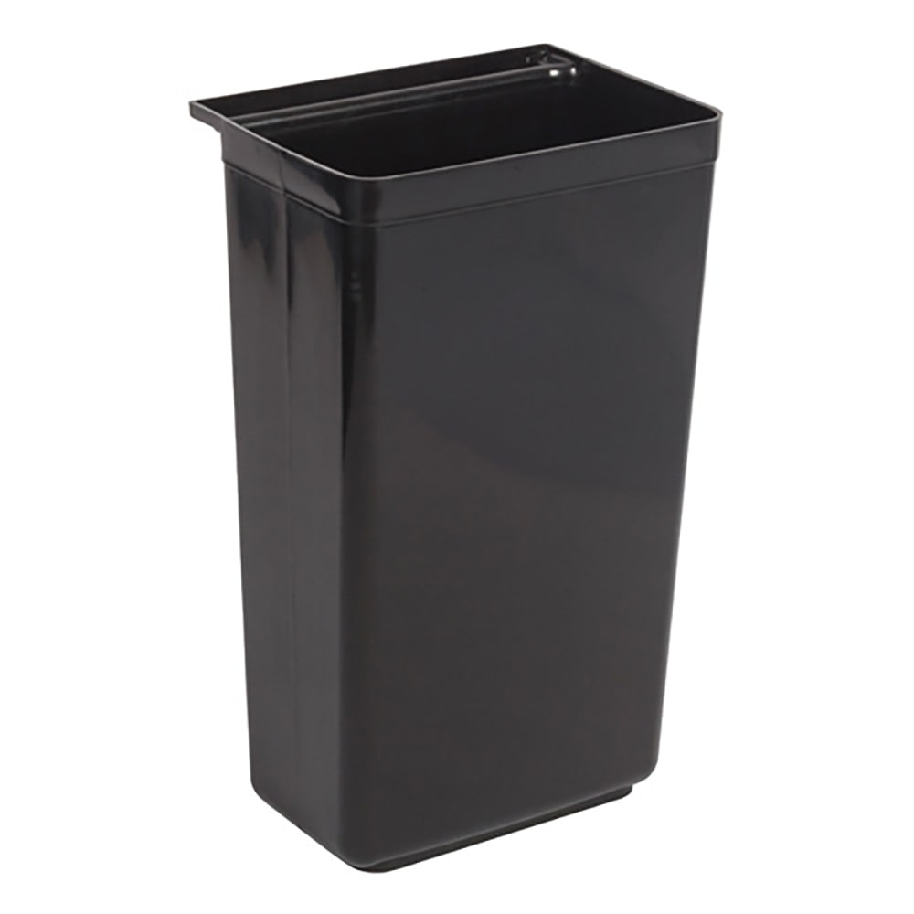 Winco UC-RB Refuse Bin for UC-2415 & UC-3019 Utility Carts - Plastic, Black