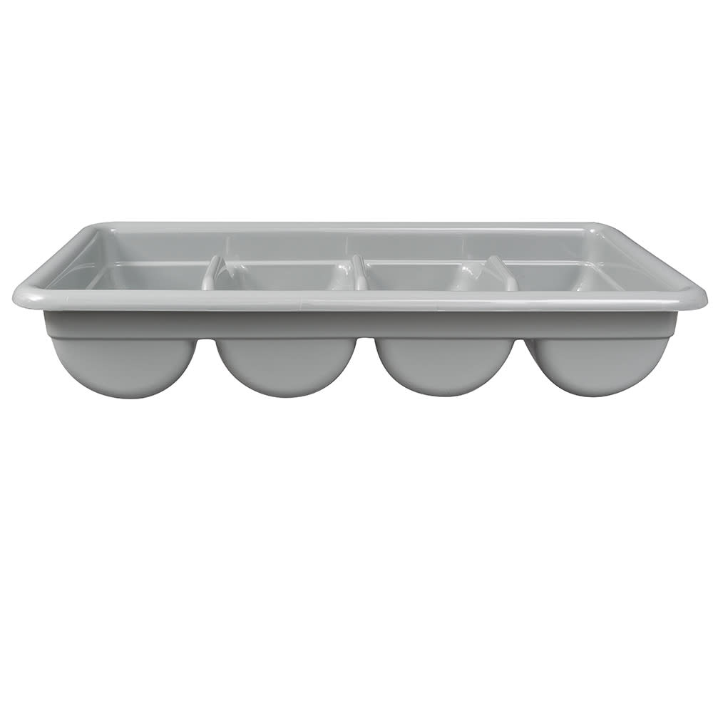 Cambro 1120CBP180 Cambox Cutlery Box - 4 Compartment, Hi-Gloss Plastic ...