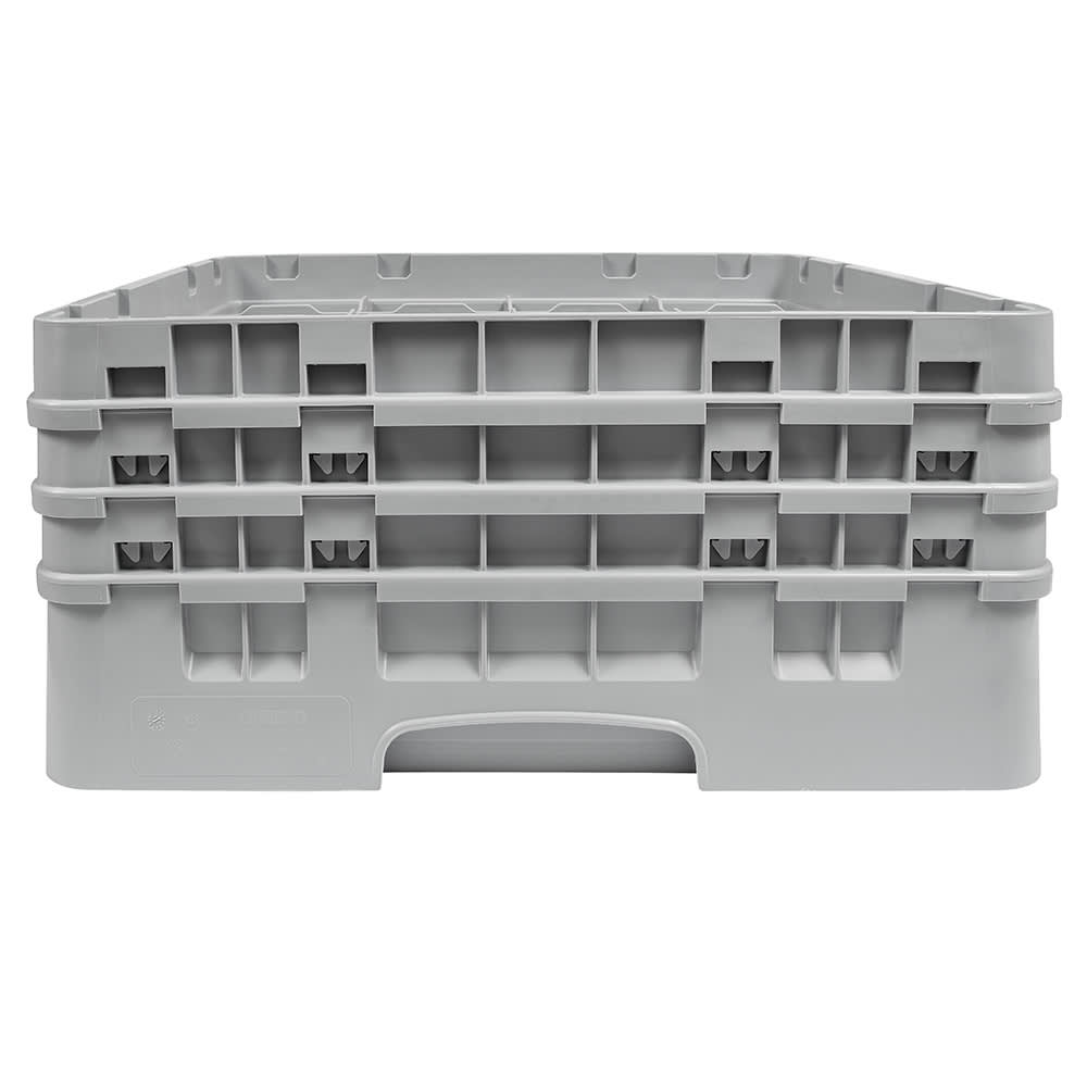 Cambro 16S638151 Camrack® Glass Rack w/ (16) Compartments - (3) Gray ...
