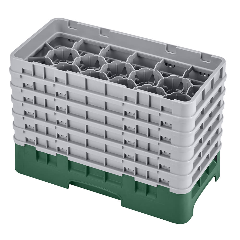 Cambro 17HS1114119 Camrack Glass Rack - (6)Extenders, 17 Compartment ...