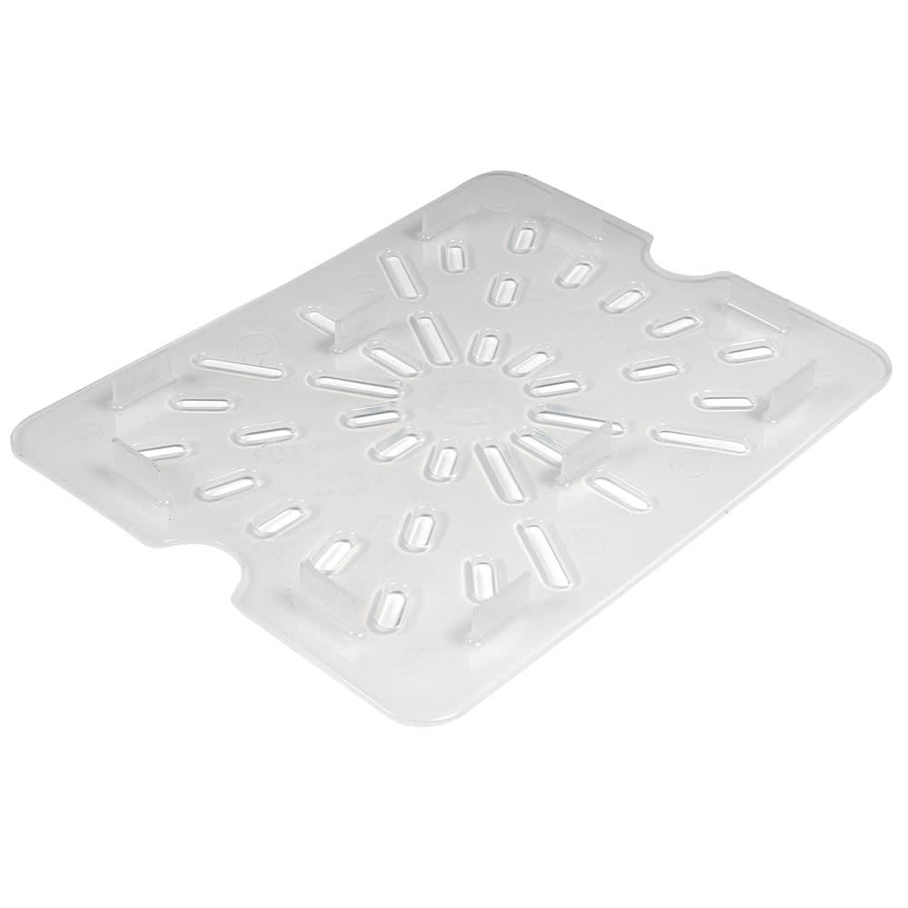 Cambro 20PPD190 Food Pan Drain Shelf - Half Size, Translucent