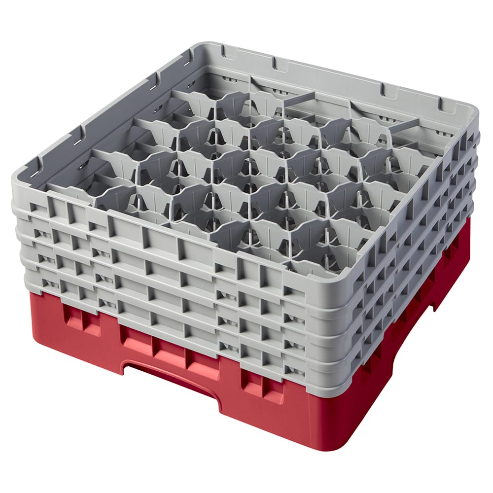 Cambro 20S800163 Camrack® Glass Rack w/ (20) Compartments - (4) Gray ...