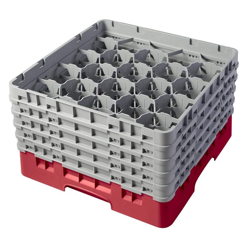 Cambro 20S958163 Camrack® Glass Rack w/ (20) Compartments - (5) Gray ...