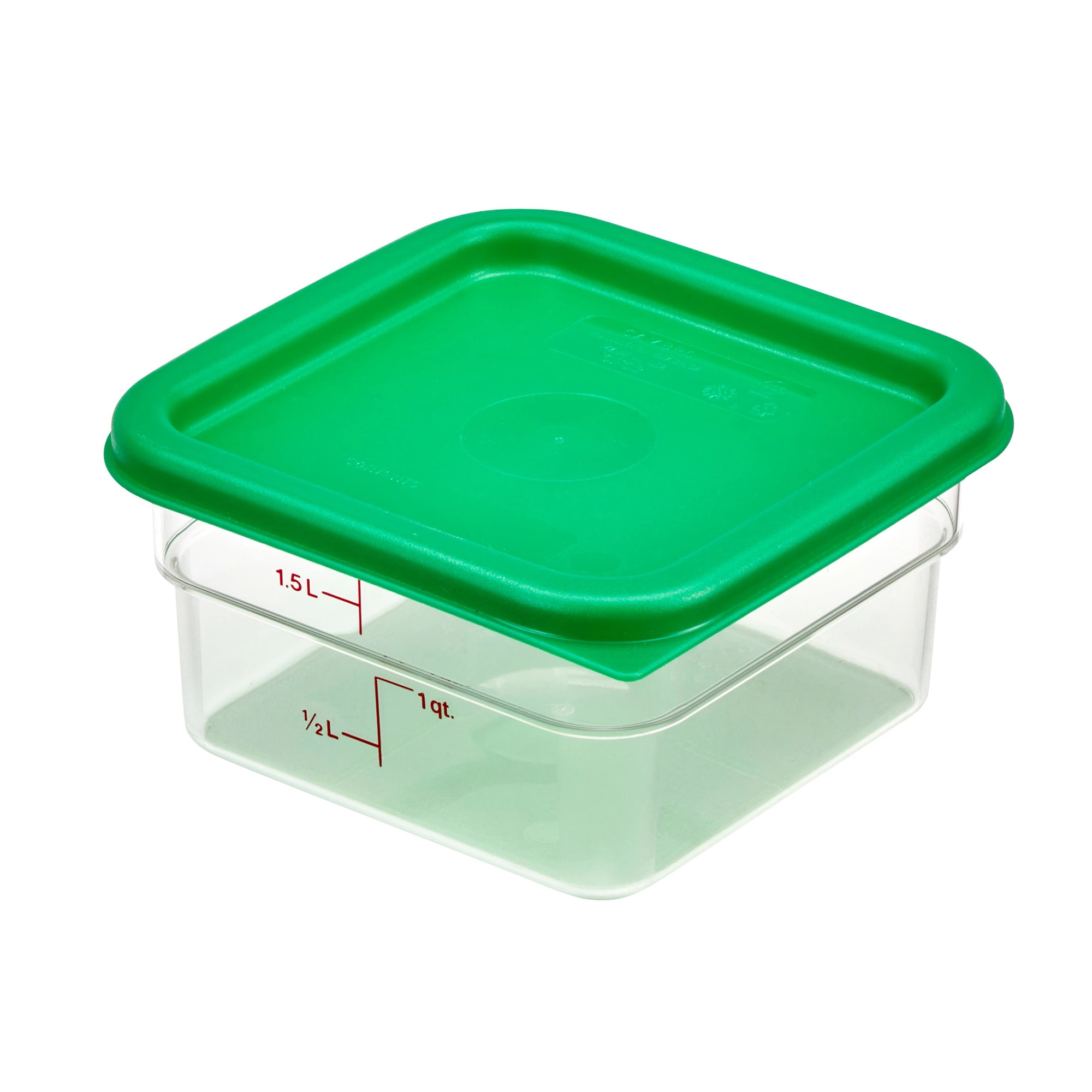 Cambro 2SFSCW135 2 qt CamSquare Food Container - Clear
