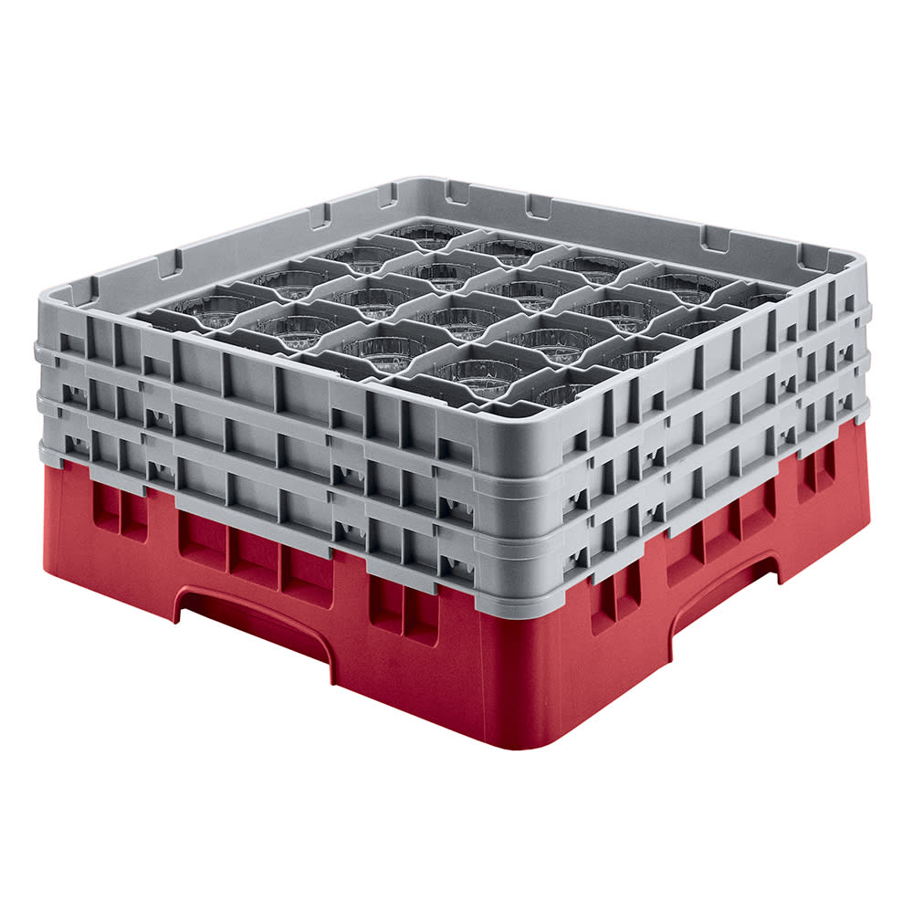 Cambro 36S534163 Camrack® Glass Rack w/ (36) Compartments - (2) Gray ...
