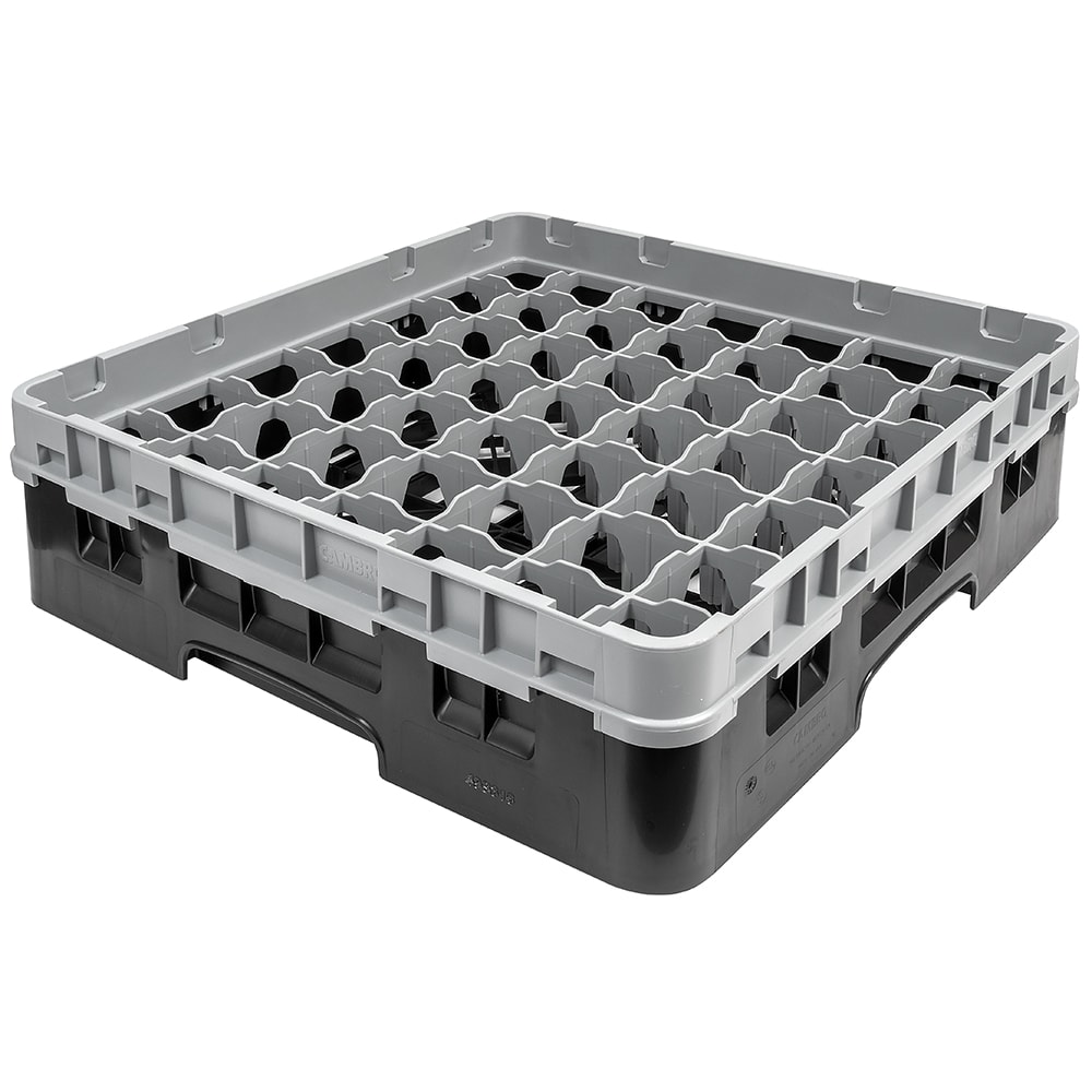 Cambro 49S318110 Camrack® Glass Rack w/ (49) Compartments - (1) Gray ...