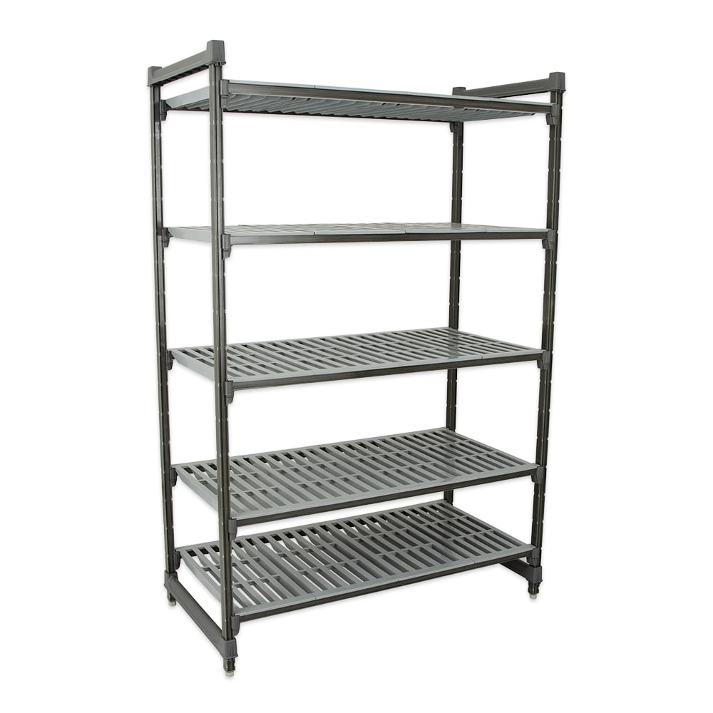 Cambro CBU214864V5580 Camshelving Basics Vented Shelving Unit - 5 ...