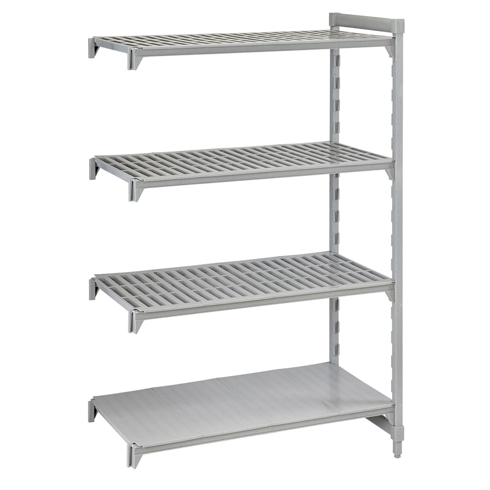 Cambro CPA185484VS4PKG Camshelving Premium Vented/Solid Add-On Shelving ...