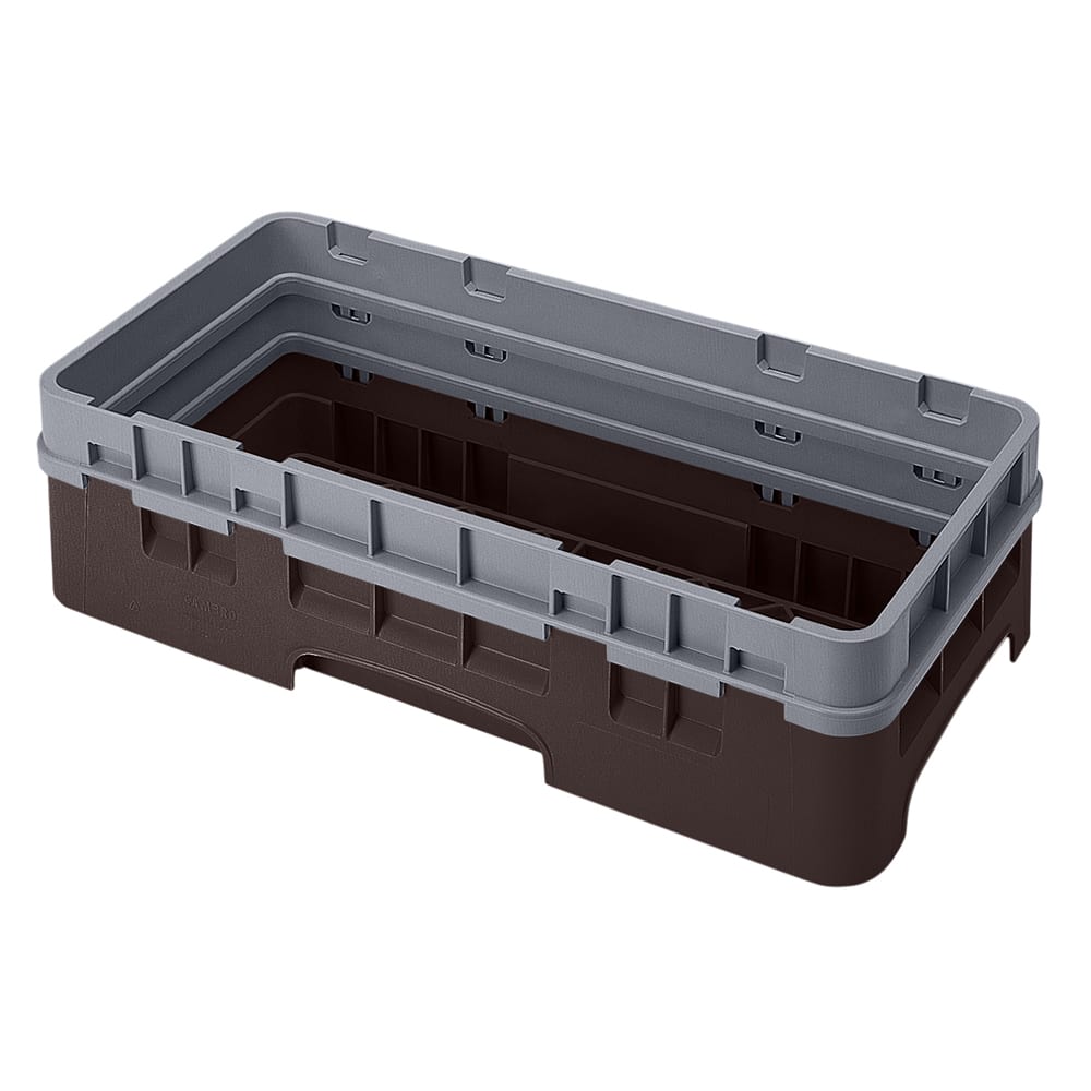 Cambro HBR414167 Camrack Base Rack with Extender - Half-Size, Brown