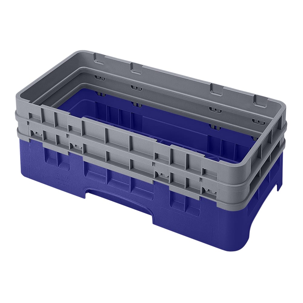 Cambro HBR578186 Camrack Base Rack - (2)Extenders, Half-Size, Navy Blue