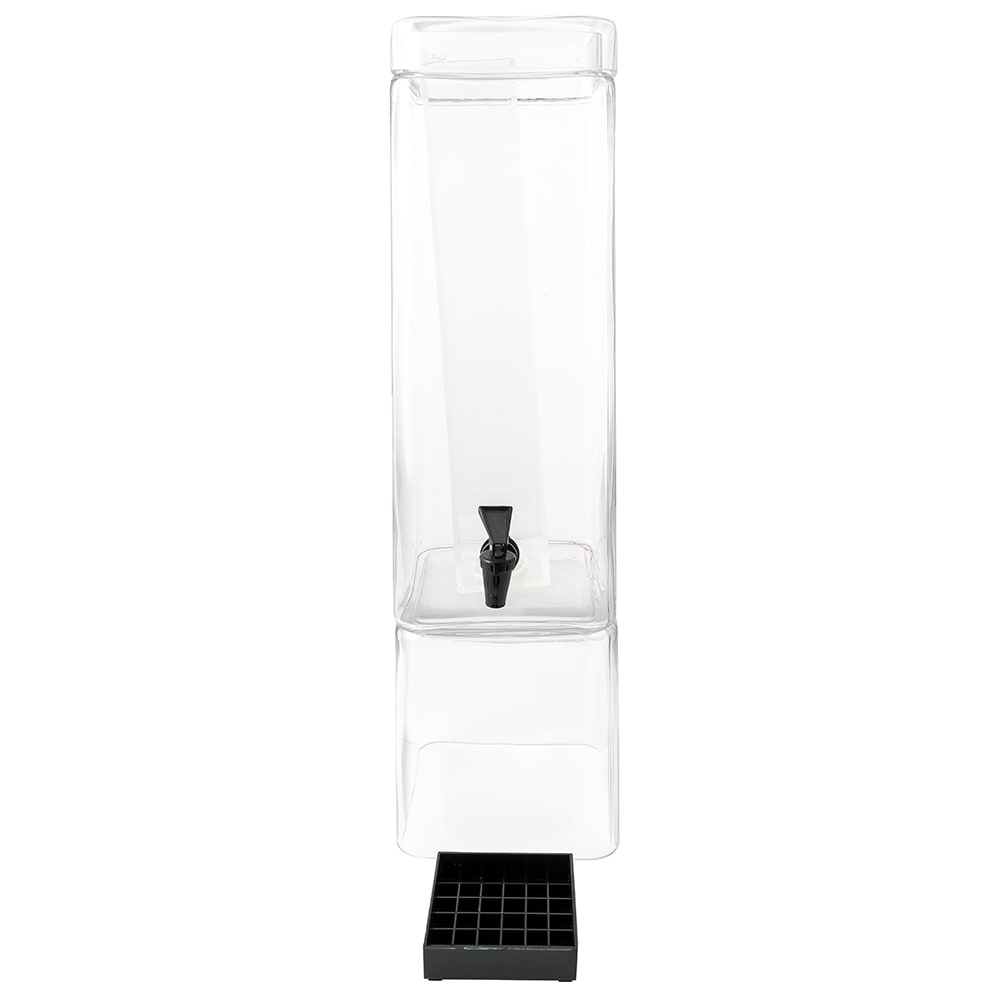 Cal-Mil 1112-3 3 Gallon Square Glass Beverage Dispenser, 10 x 7 x 26 1/ ...