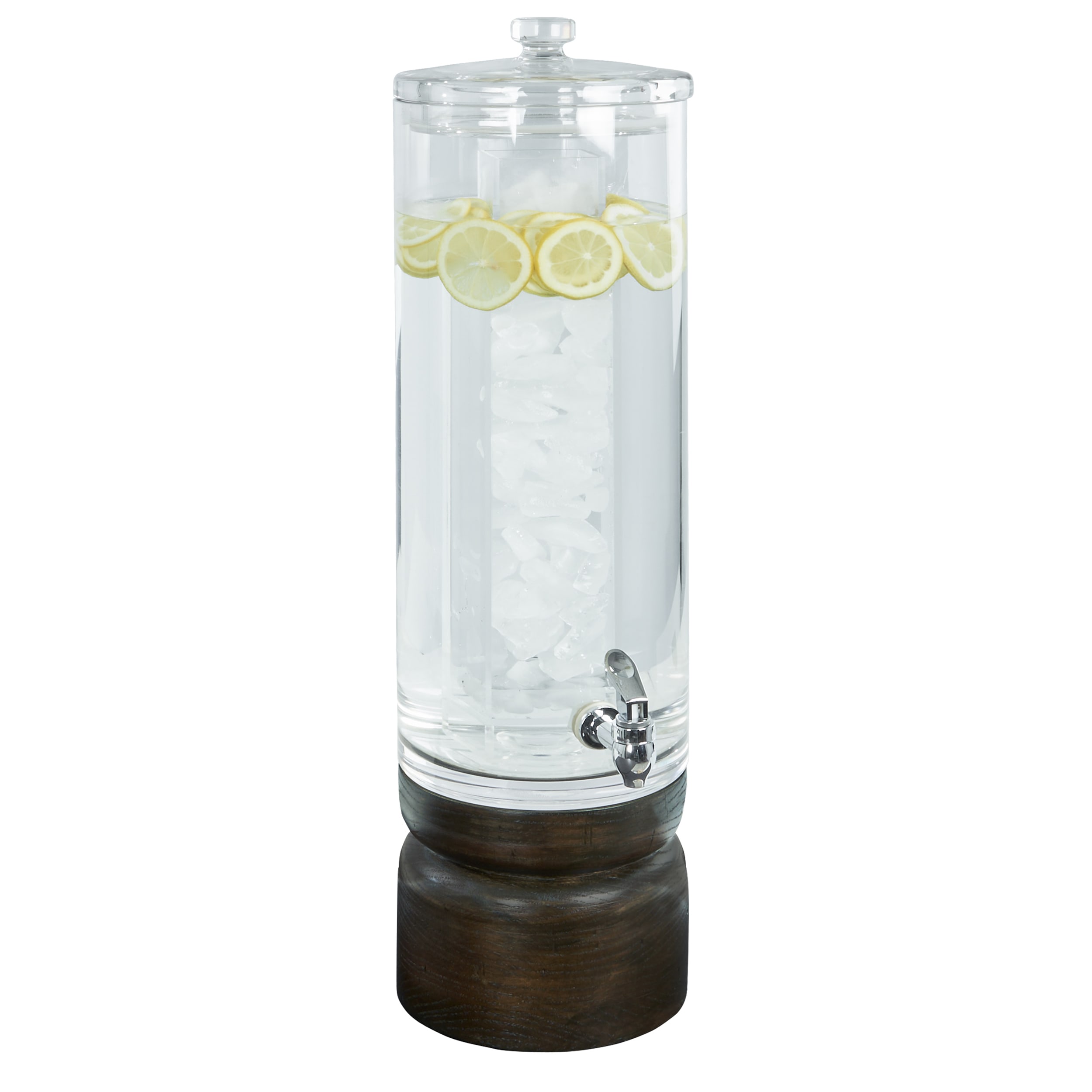 Cal-Mil 22441-3-112 10" Round Beverage Dispenser - 29"H, Clear Plastic ...