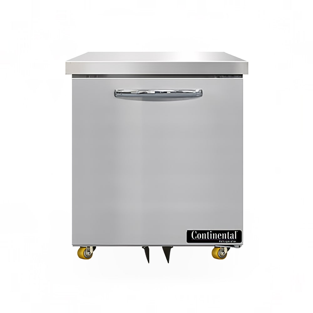 Continental SW27N-U 27" W Undercounter Refrigerator w/ (1) Section & (1 ...
