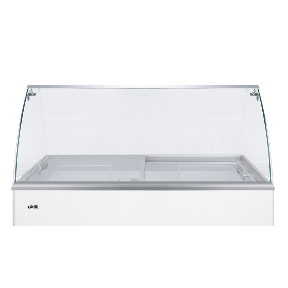Summit NOVAGDC35KIT Curved Sneeze Guard Kit for NOVA35 Freezer - Glass ...